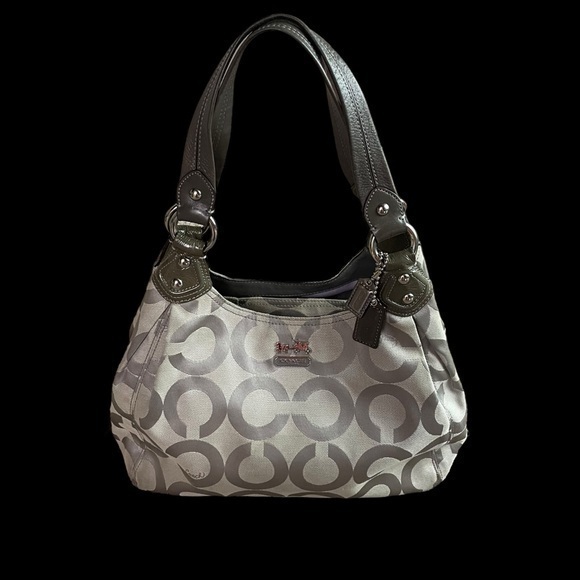 Coach | Bags | Coach Madison Maggie Hobo Shoulder Bag Op Art | Poshmark